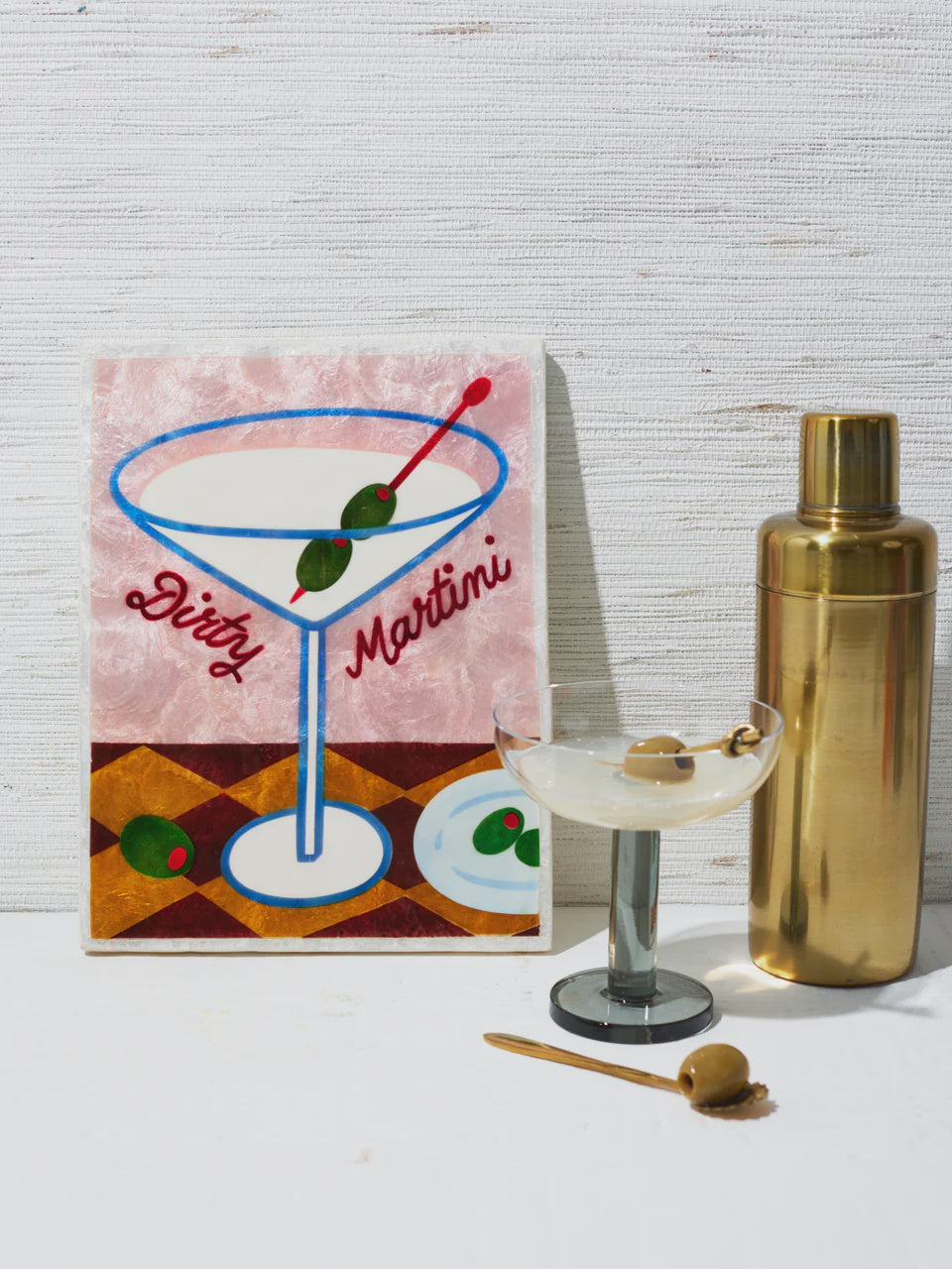 Happy Hour Martini Tile Wall Art – Fossick & Co