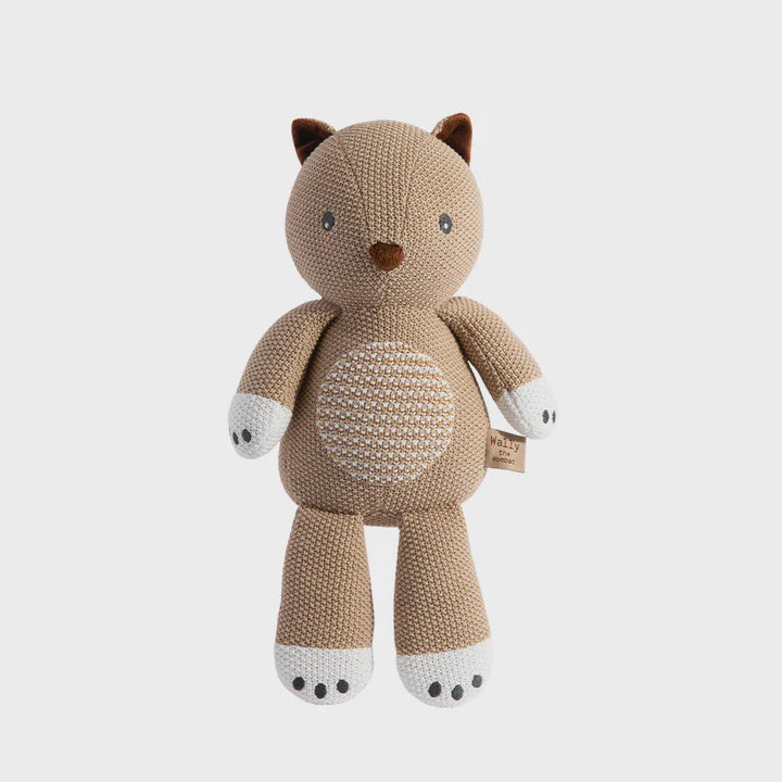 Wally the Wombat Knitted Toy – Fossick & Co